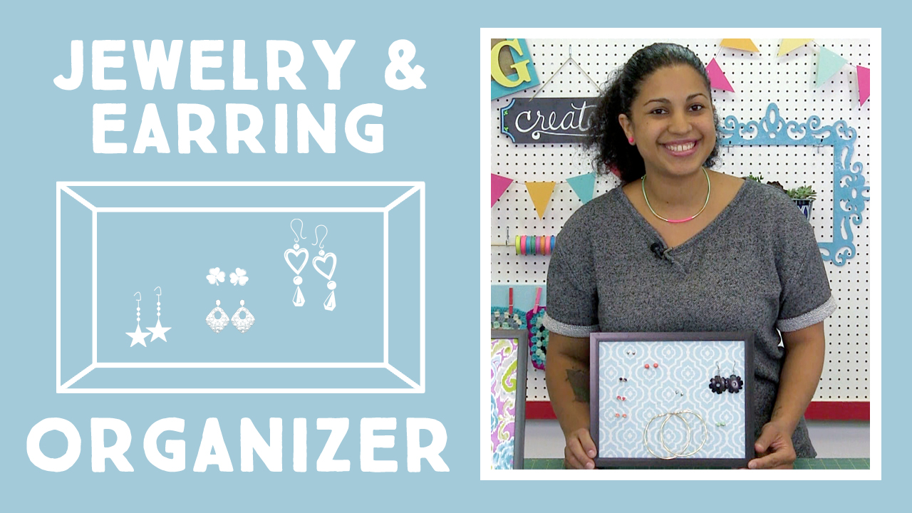 Jewelry and Earring Organizer Tutorial - Crafty Gemini Creates